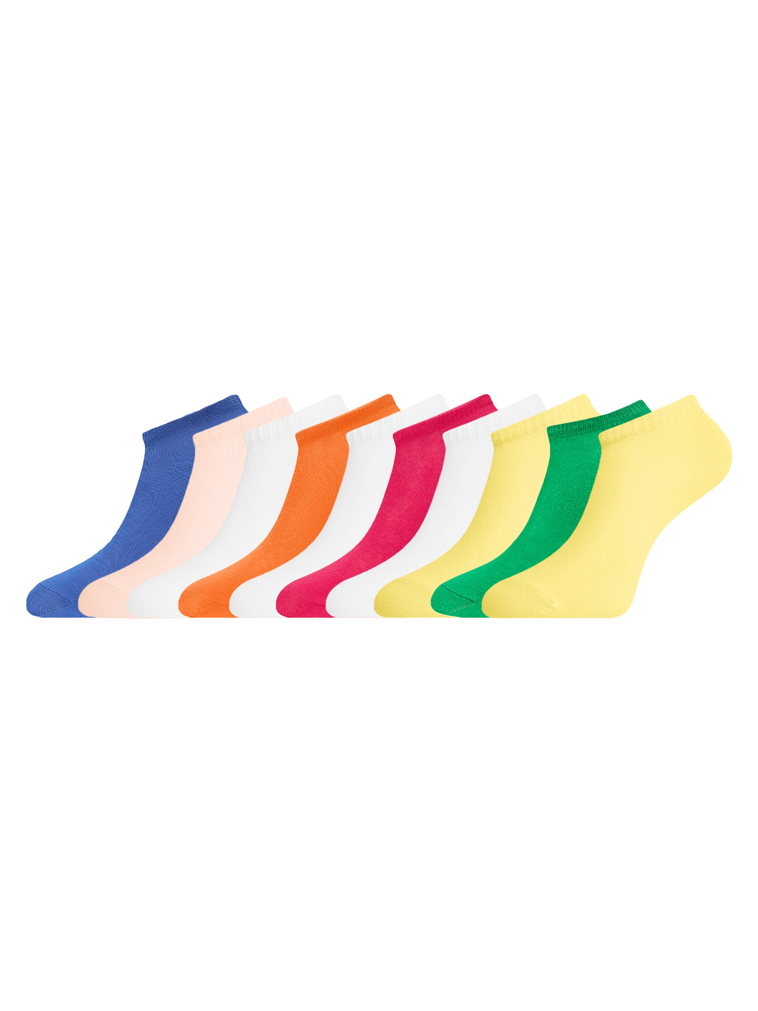 Комплект носков женских oodji 57102433T10 разноцветных 35-37