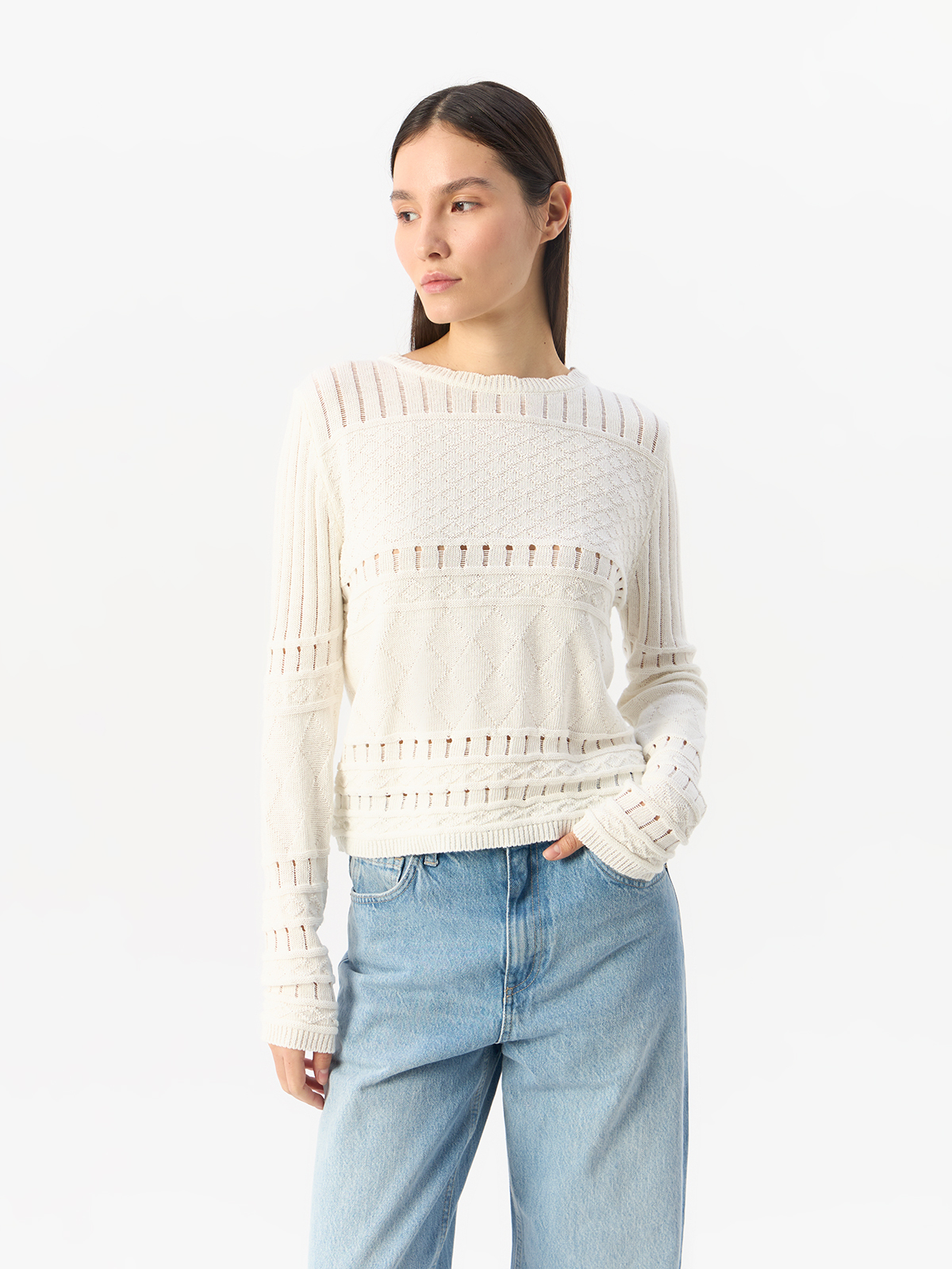 Футболка женская Rinascimento CFM0011184003 белая S/M
