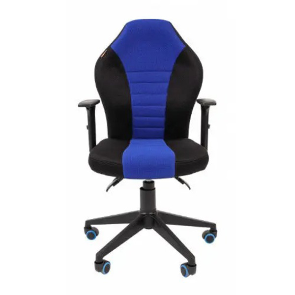 Игровое кресло Chairman game 8 черный; синий