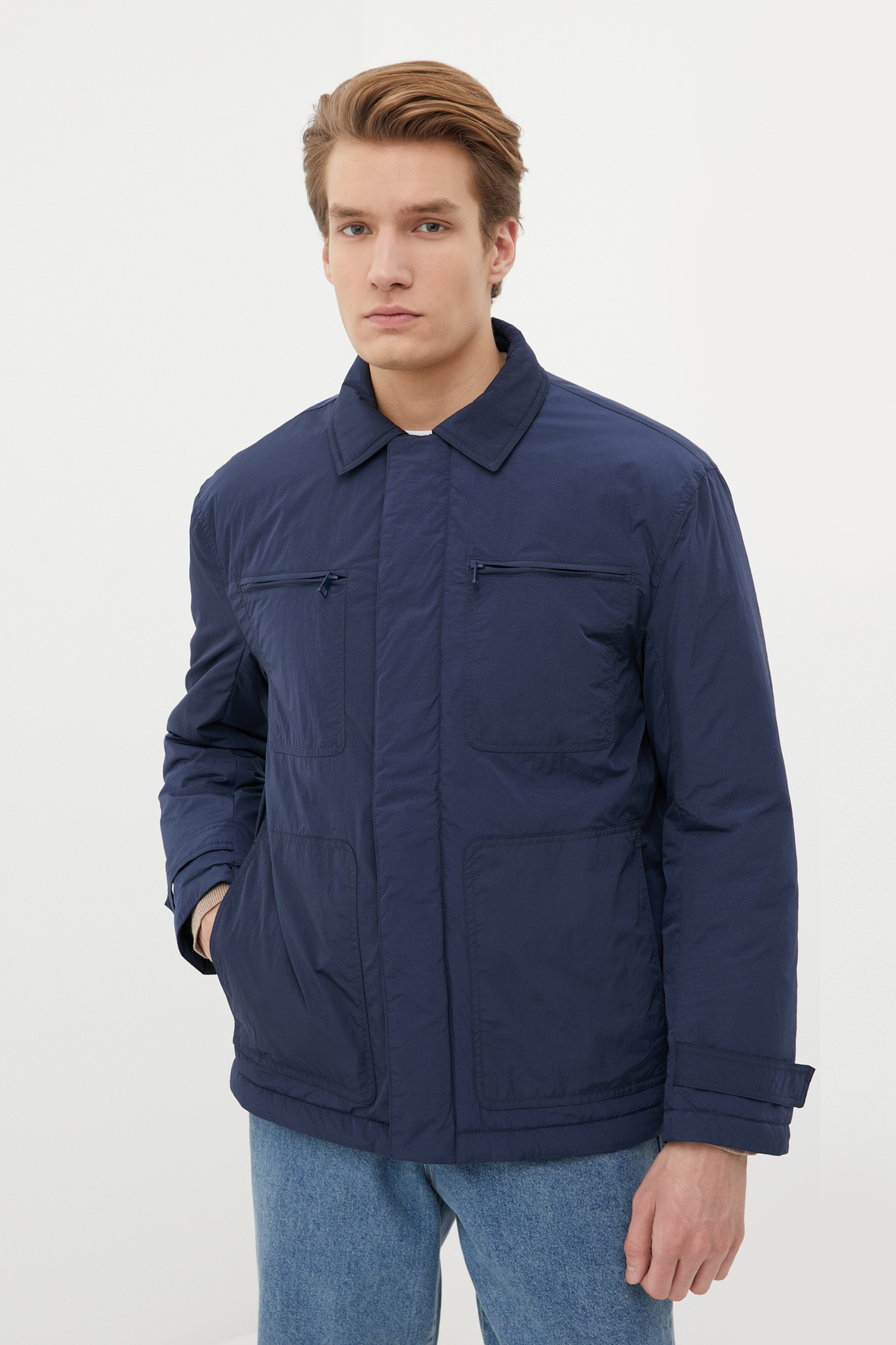 Куртка мужская Finn Flare FBC23007 синяя L
