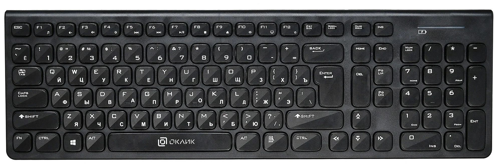 Беспроводная клавиатура OKLICK 880S Black