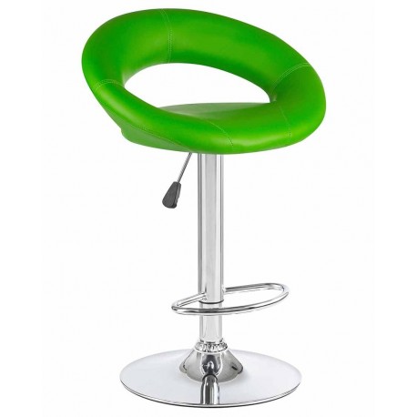 Барный стул Logomebel, серебристый/зеленый