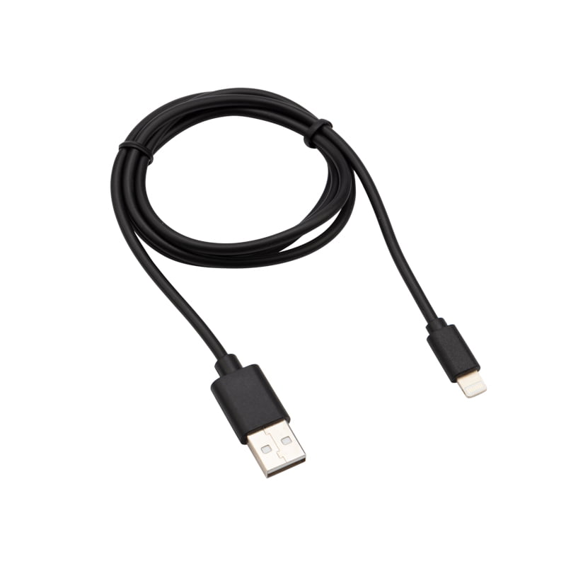Кабель Rexant USB - Lightning 2А 1m Black 18-7050