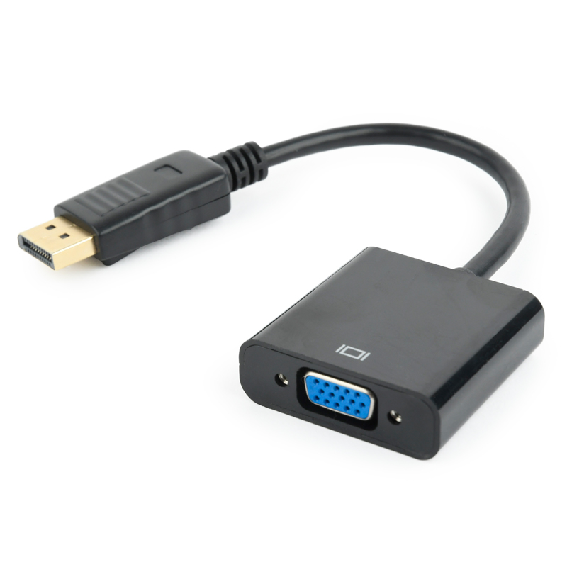 Кабель Gembird Cablexpert miniDisplayPort-VGA 20M/15F A-mDPM-VGAF-02 Black