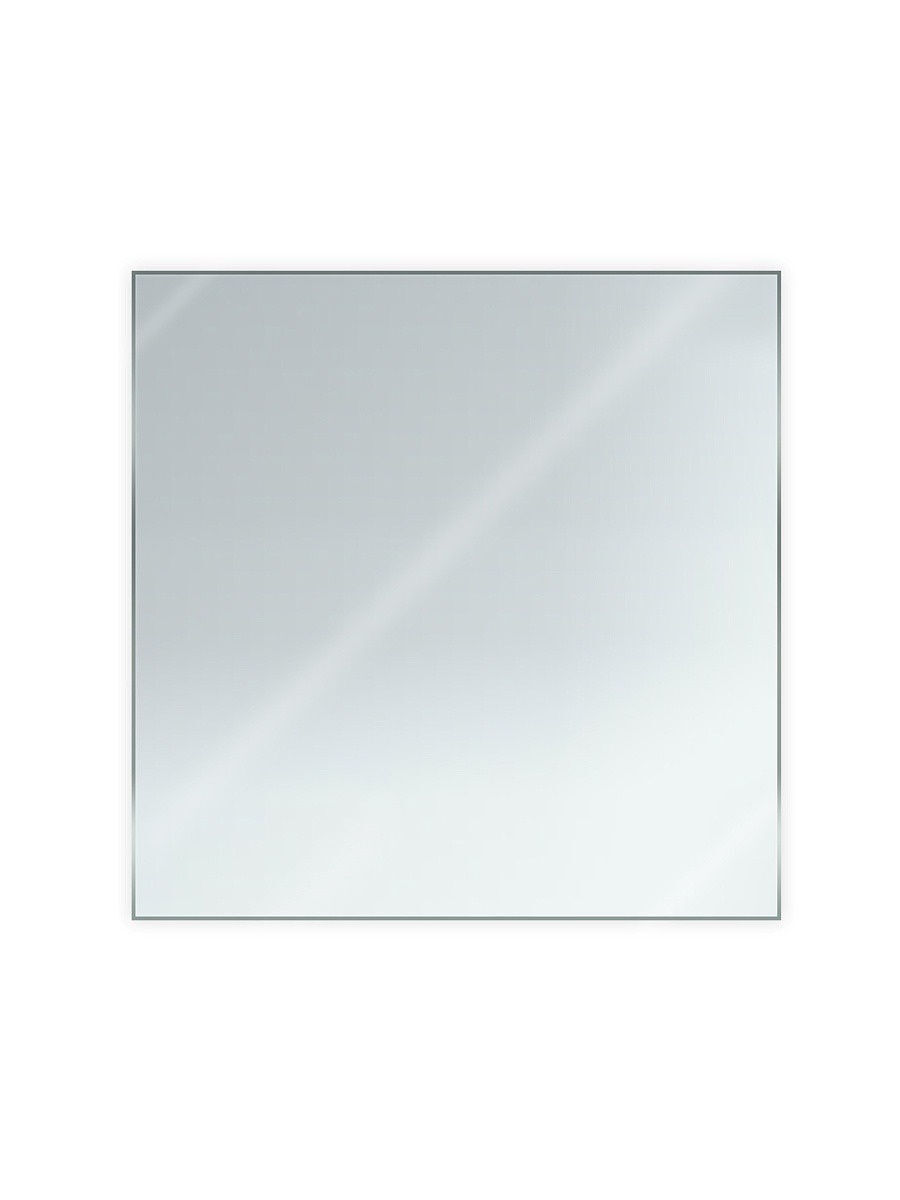 Зеркало настенное 20 х 20 см, комплект 4 шт.,  без фацета, интерьерное зеркальное панно