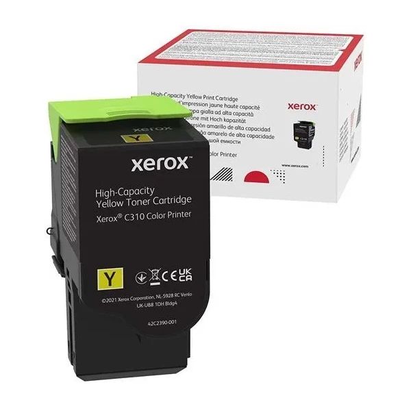 Тонер-картридж для лазерного принтера Xerox 006R04371 (006R04371) желтый, оригинальный