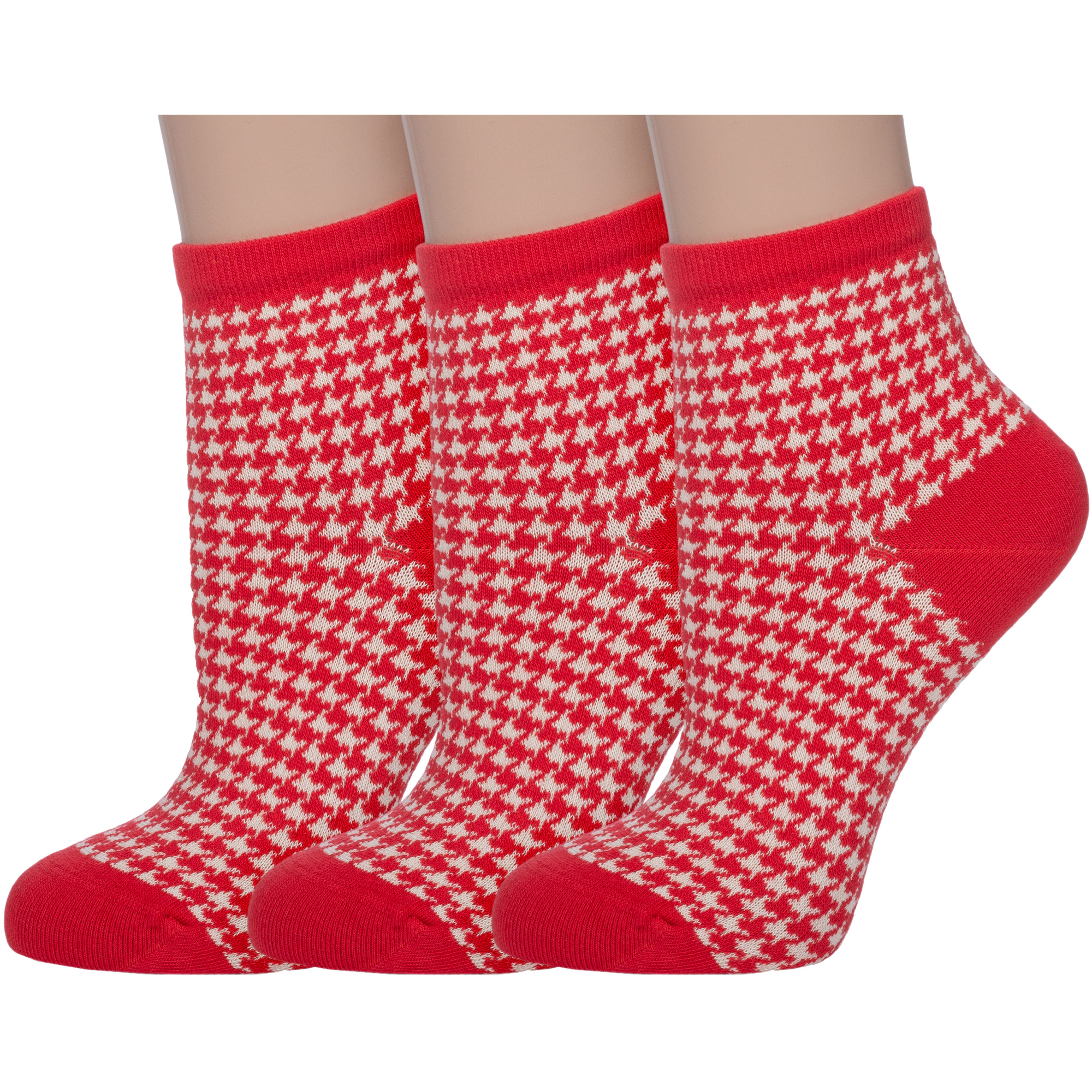 Комплект носков женских АКОС 3-FW41 разноцветных 23-25