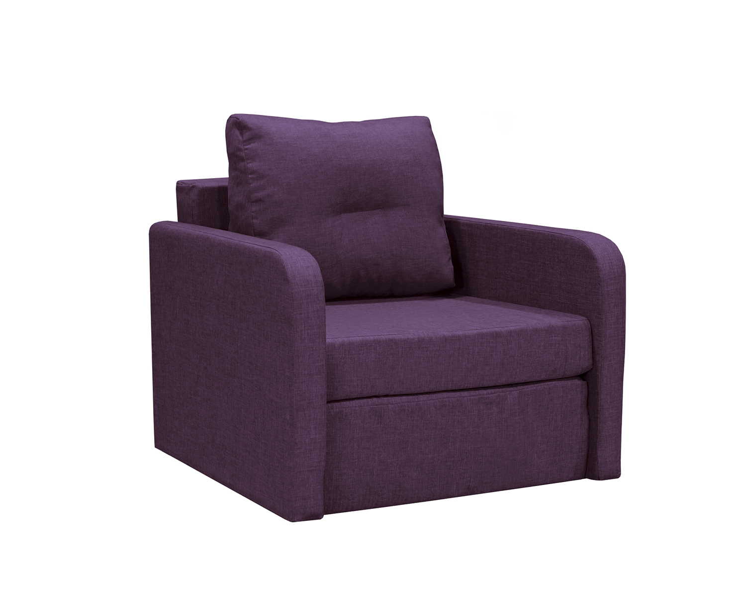 Кресло-кровать Шарм-Дизайн Бит-2 3107905, фиолетовый/бук