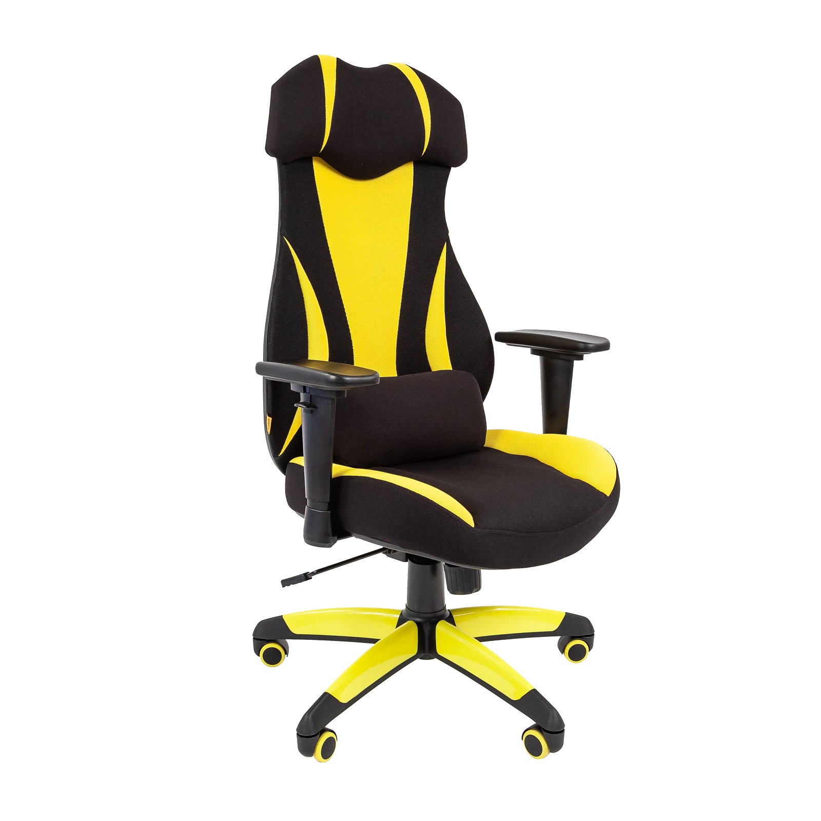 Игровое кресло Chairman game 14 черный; желтый