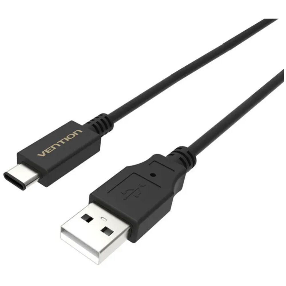 Кабель USB - Type-C Vention 1 м черный