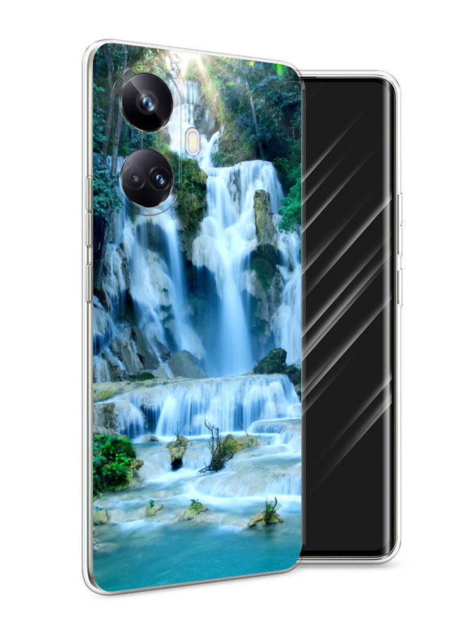 Чехол Awog на Realme 10 Pro+ "Водопад 8"
