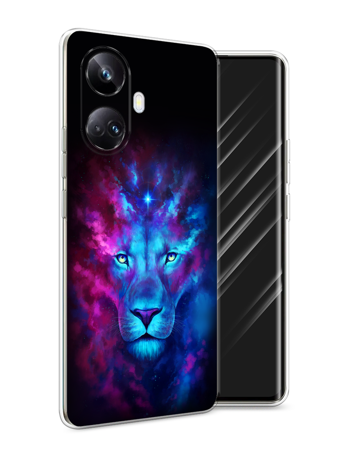 Чехол Awog на Realme 10 Pro+ "Космический лев"