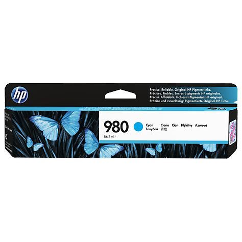 Картридж для струйного принтера HP 980 (D8J07A) голубой, оригинал