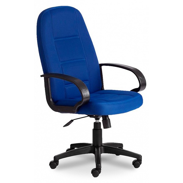 Кресло компьютерное офисное на колесиках Tetchair СН747 синий