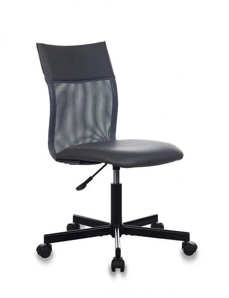 Офисное кресло Бюрократ CH-1399/GREY Кож.зам Пегас (серый)/Сетка серая TW-04