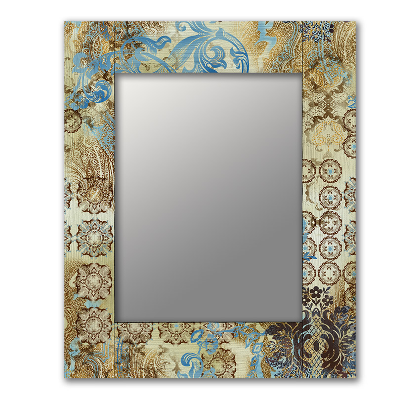 Настенное зеркало Винтажный стиль 80х80 см
