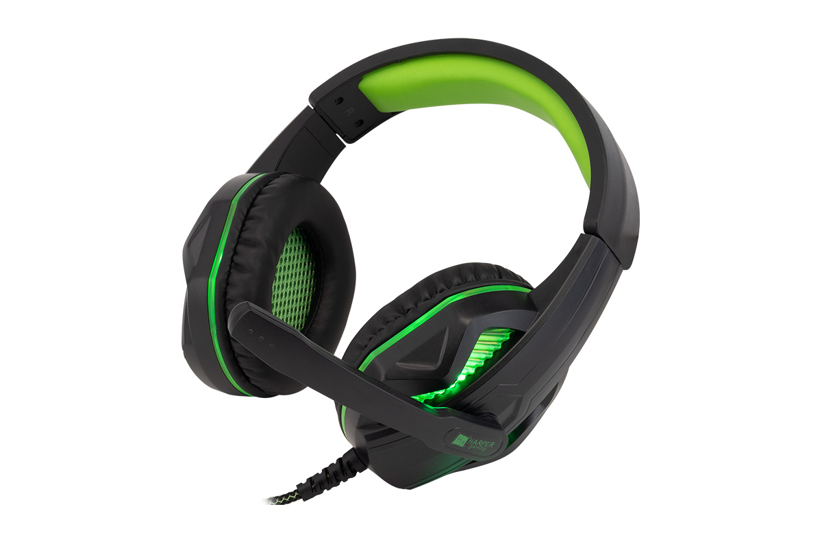 Игровая гарнитура Harper Gaming GHS-R100 Black/Green