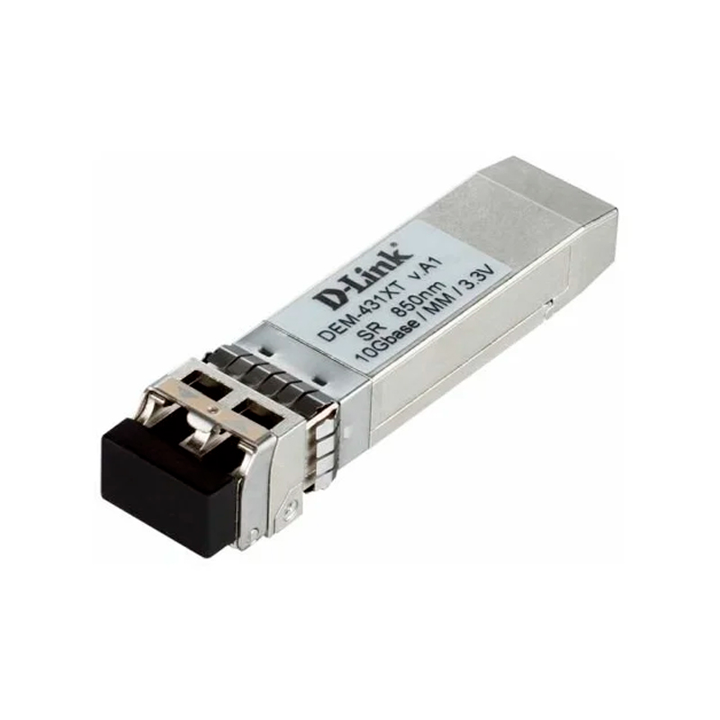 D-Link Трансивер сетевой D-Link DEM-431XT 10GBASE-SR SFP+ Transceiver w/o DDM 3.3V