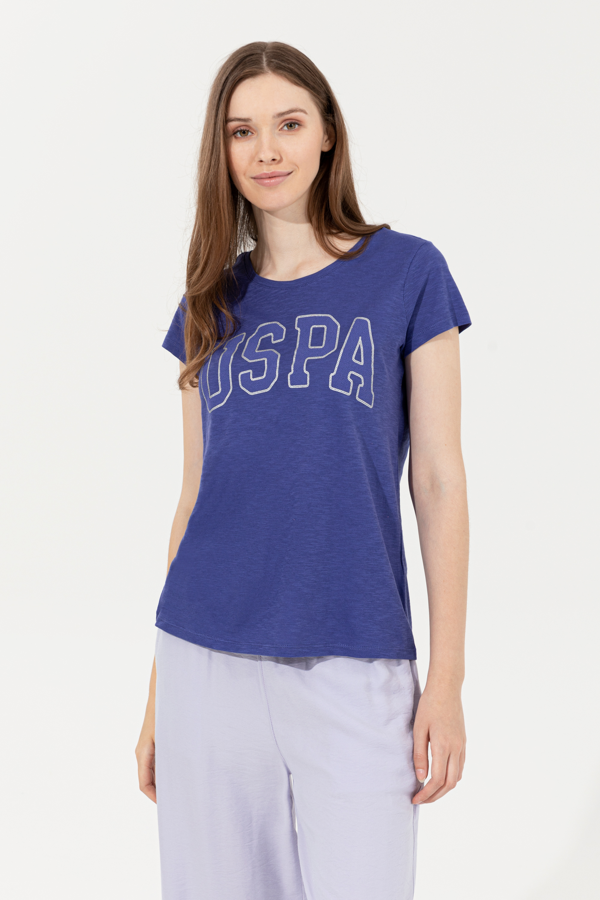 Футболка женская U.S. POLO Assn. G082GL0110GEAN22 синяя S