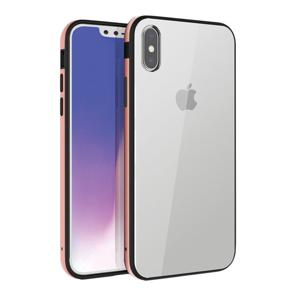 Чехол Uniq Valencia Clear для iPhone Xs Max золотой (Blush Gold)