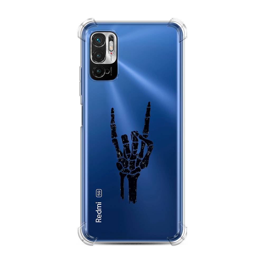 Чехол Awog на Xiaomi Redmi Note 10T/Note 10 5G/M3 Pro "Rock for a skeleton"