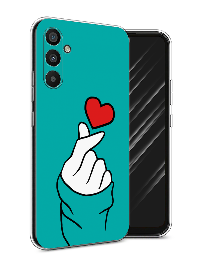 Чехол Awog на Samsung Galaxy A34 "Маленькое сердечко"