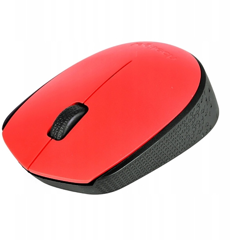 Беспроводная мышь Logitech M170 красный (910-004648)