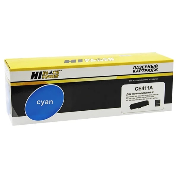 Картридж для лазерного принтера Hi-Black HB-CE411A  голубой, совместимый