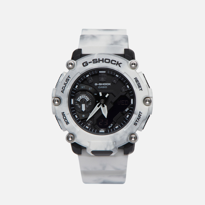Наручные часы мужские Casio G-SHOCK GA-2200GC-7AER Snow Camo