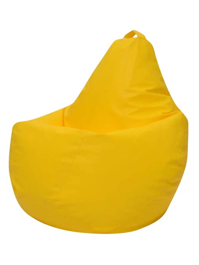 Кресло Мешок Груша Bean-Bag Желтый Велюр XL, Классический