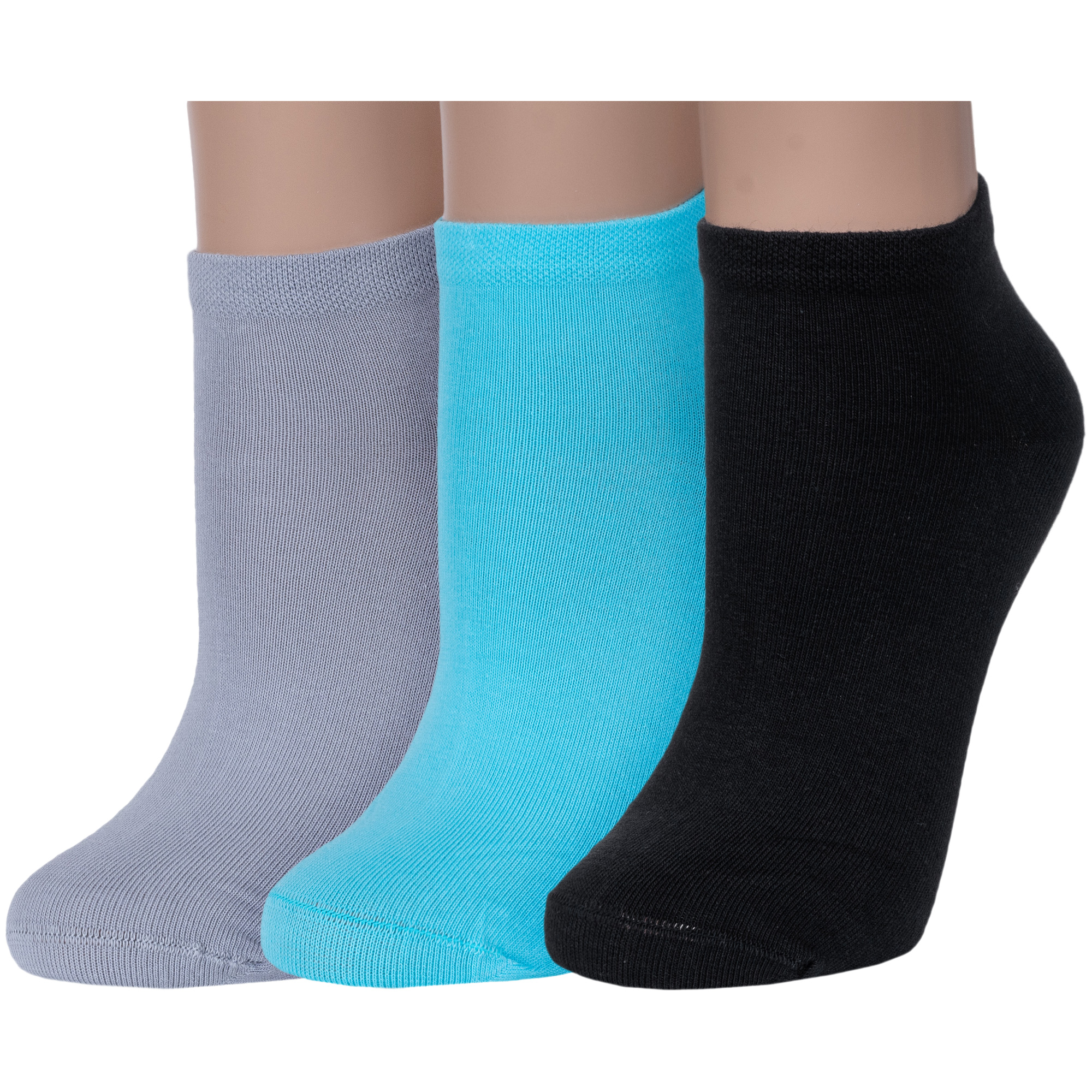 Комплект носков женских Rusocks 3-Ж-1700 разноцветных 23-25