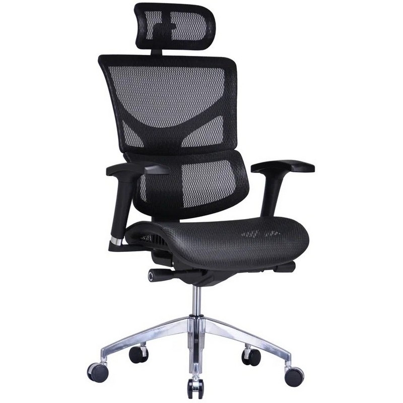 Эргономичное офисное кресло Expert Sail Art SAS-M01 / черное