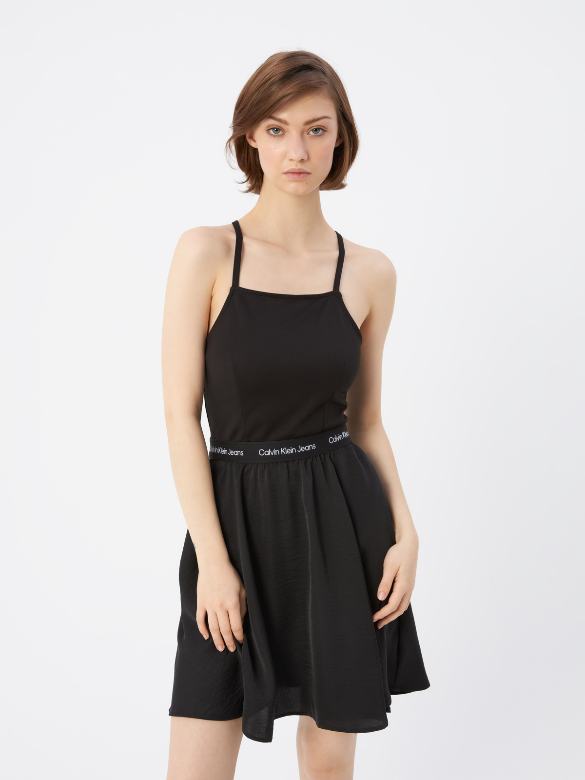 Платье женское Calvin Klein Jeans J20J219016BEH черное, размер S