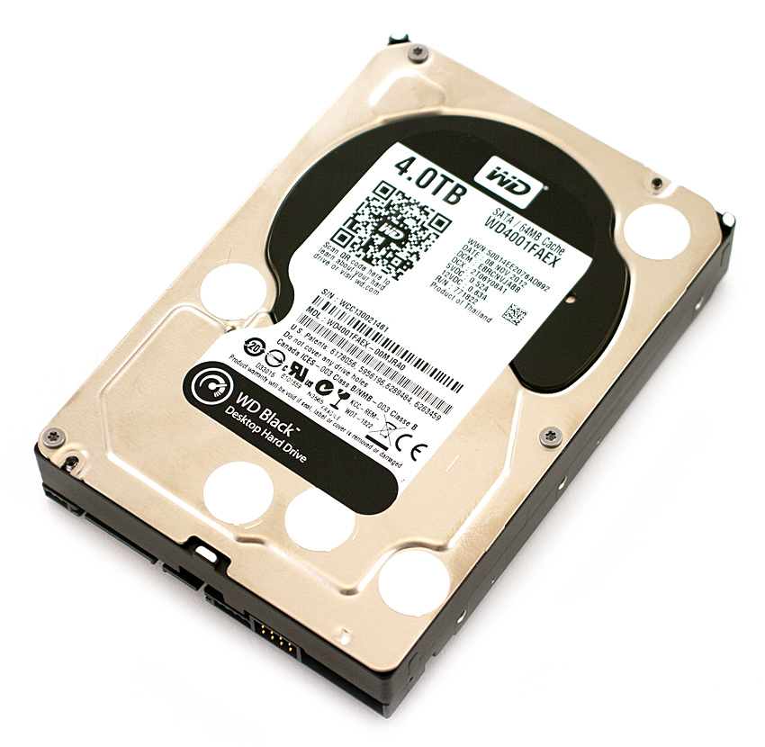 Жесткий диск WD Caviar Black 4ТБ (WD4001FAEX)