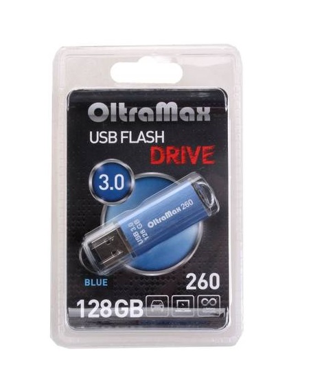 Флешка Oltramax 260 128ГБ Blue (OM-128GB-260-Blue)