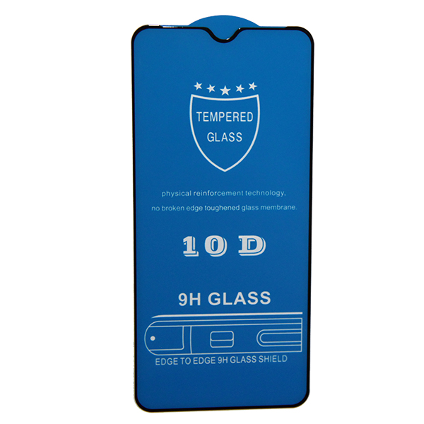 Защитное стекло для Xiaomi Redmi Note 8 (2,5D/полная наклейка) <черный>