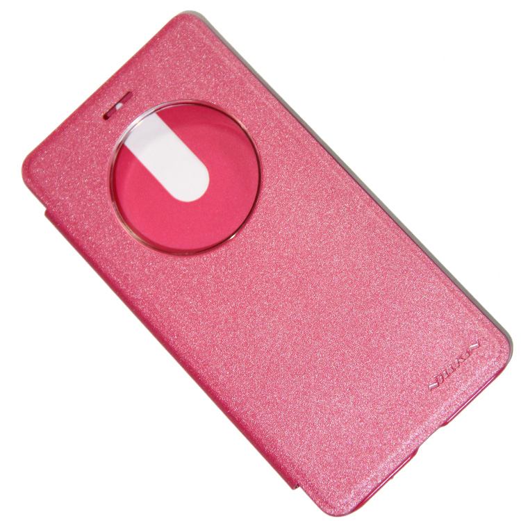 Чехол Promise Mobile для Lenovo Vibe K5 Note с окошком Nillkin Sparkle Pink