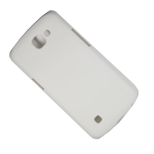 Чехол для LG K130 (K4) задняя крышка пластик ребристый Nillkin <белый>