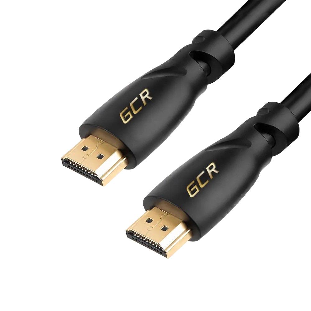 GCR Кабель 1.2m HDMI версия 1.4, черный, позолоченные контакты, FullHD