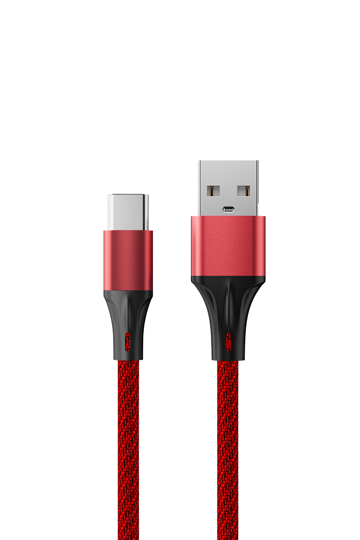 Аксессуар AccesStyle USB - Type-C 2m Red AC30-F200M