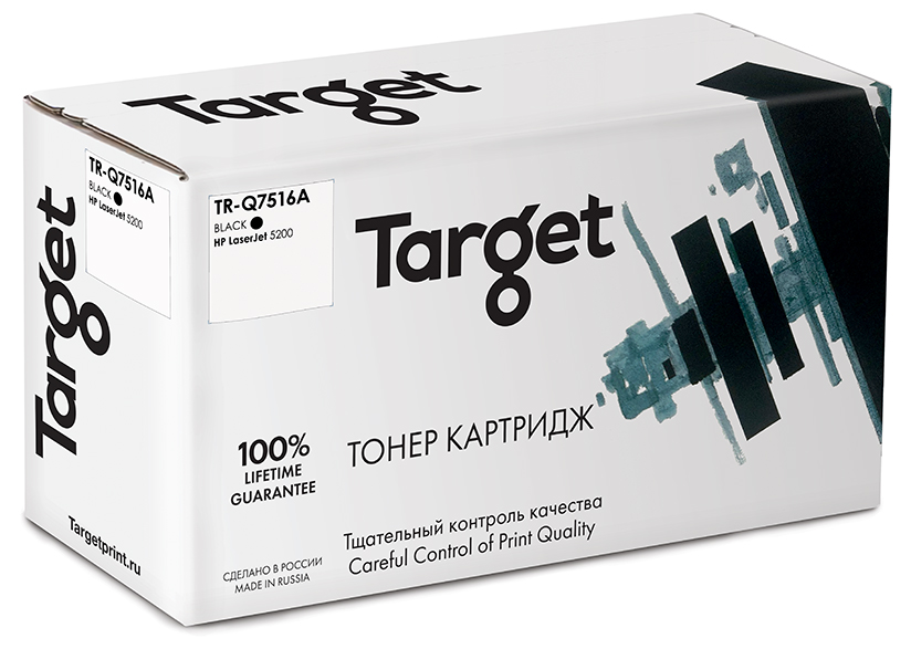 Картридж для лазерного принтера Target Q7516A, черный, совместимый