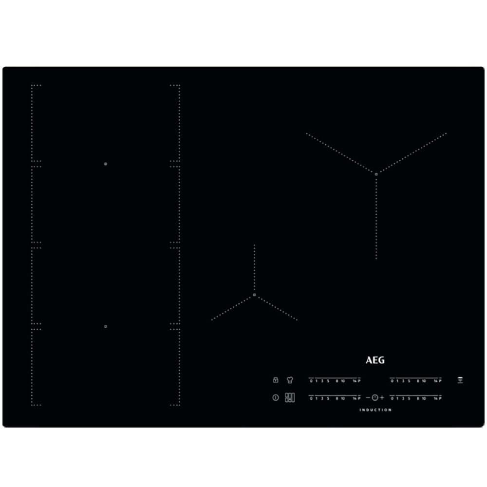 Встраиваемая варочная панель индукционная AEG IKE74471IB черный