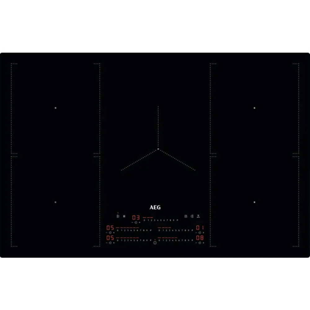 Встраиваемая варочная панель индукционная AEG IKE85753IB черный