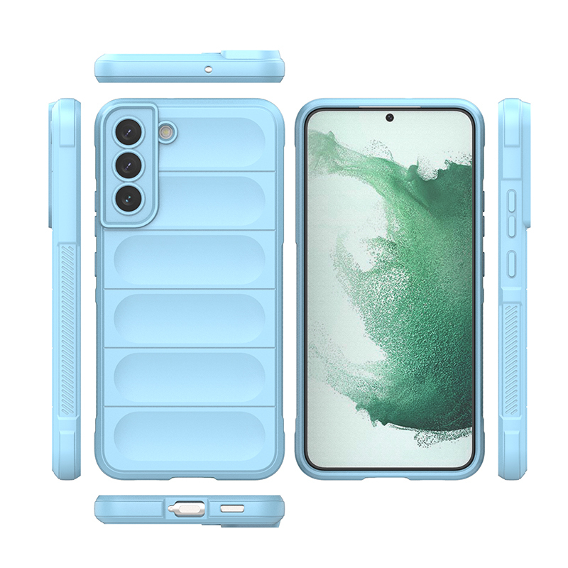 Чехол Flexible Case для Samsung Galaxy S22 (голубой)