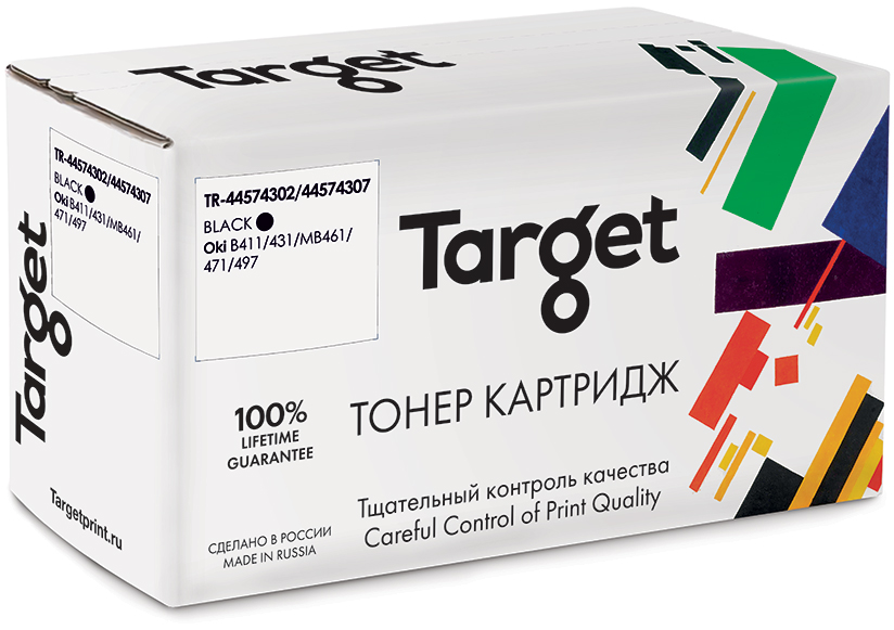 Фотобарабан Target TR-44574302/44574307, Black, совместимый