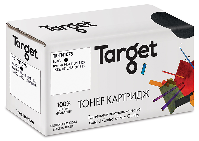 Картридж для лазерного принтера Target TN1075, Black, совместимый