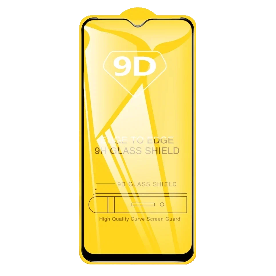 Защитное стекло для Samsung Galaxy A53 / КОМПЛЕКТ 2 шт. / 9D на весь экран