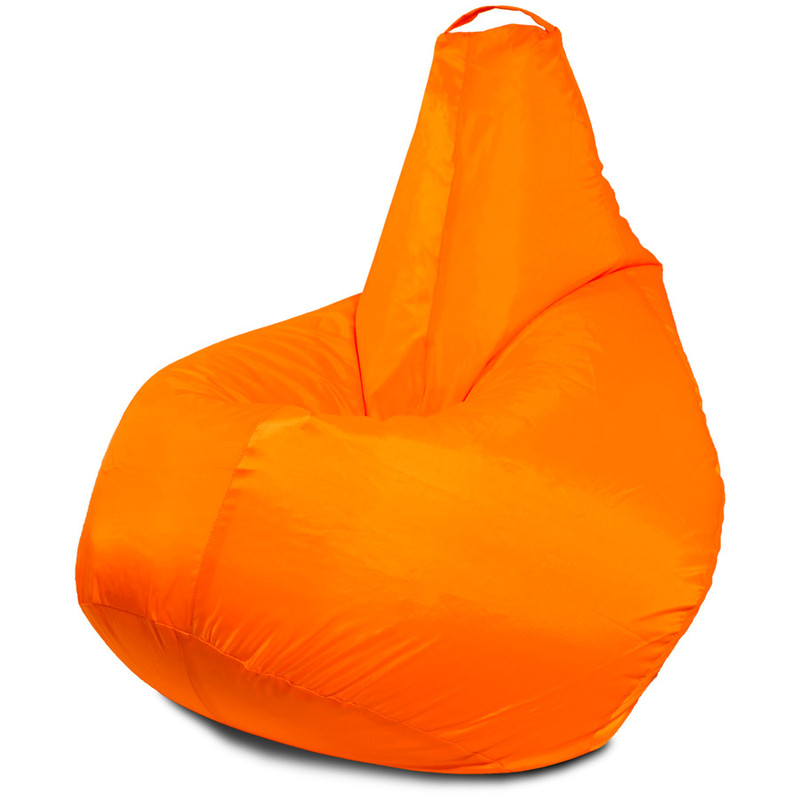 Кресло-мешок Puffmebel груша XXL оранжевый