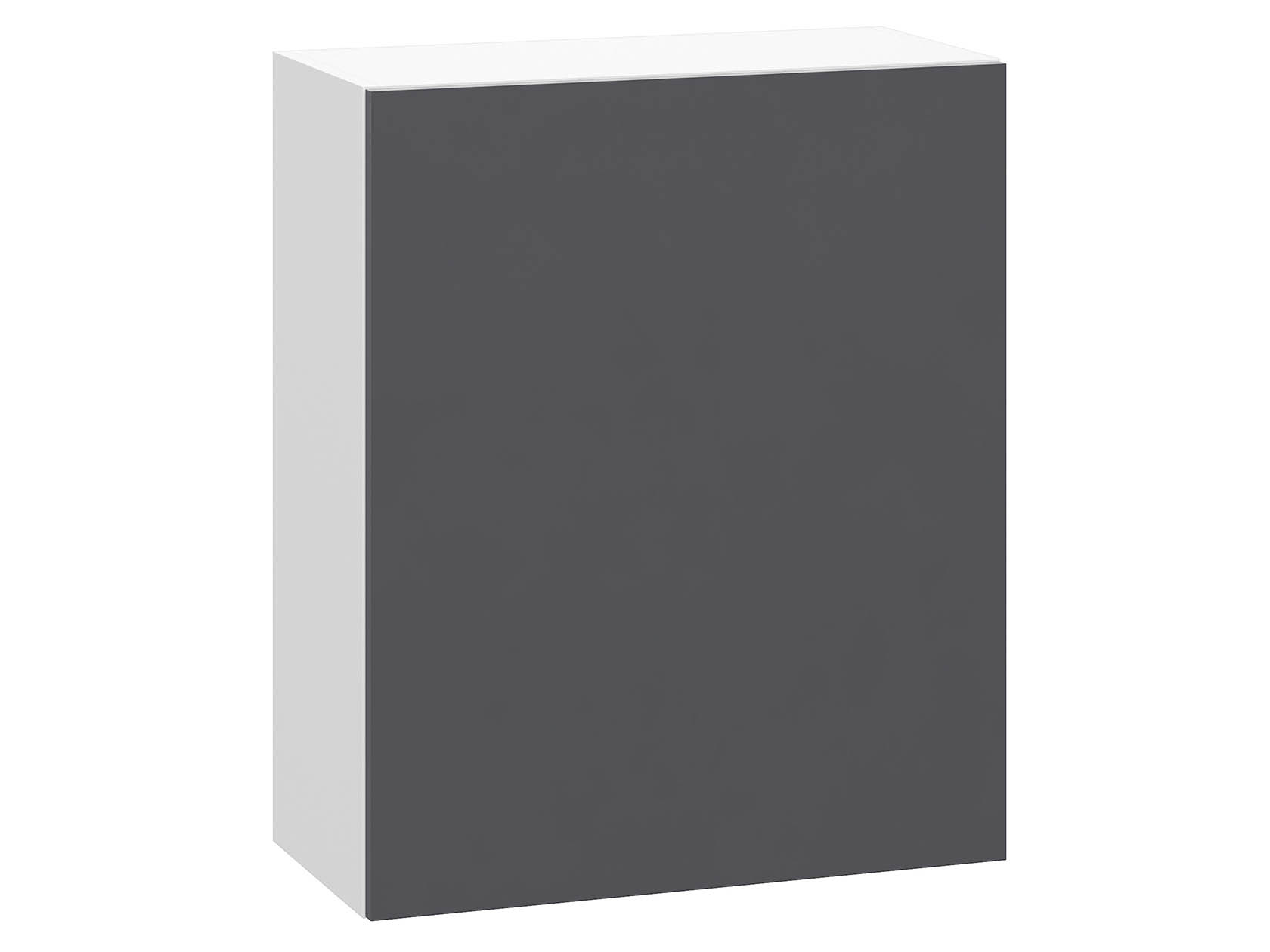 Навесной шкаф СВ-Мебель Модерн Белый / Графит 720 мм