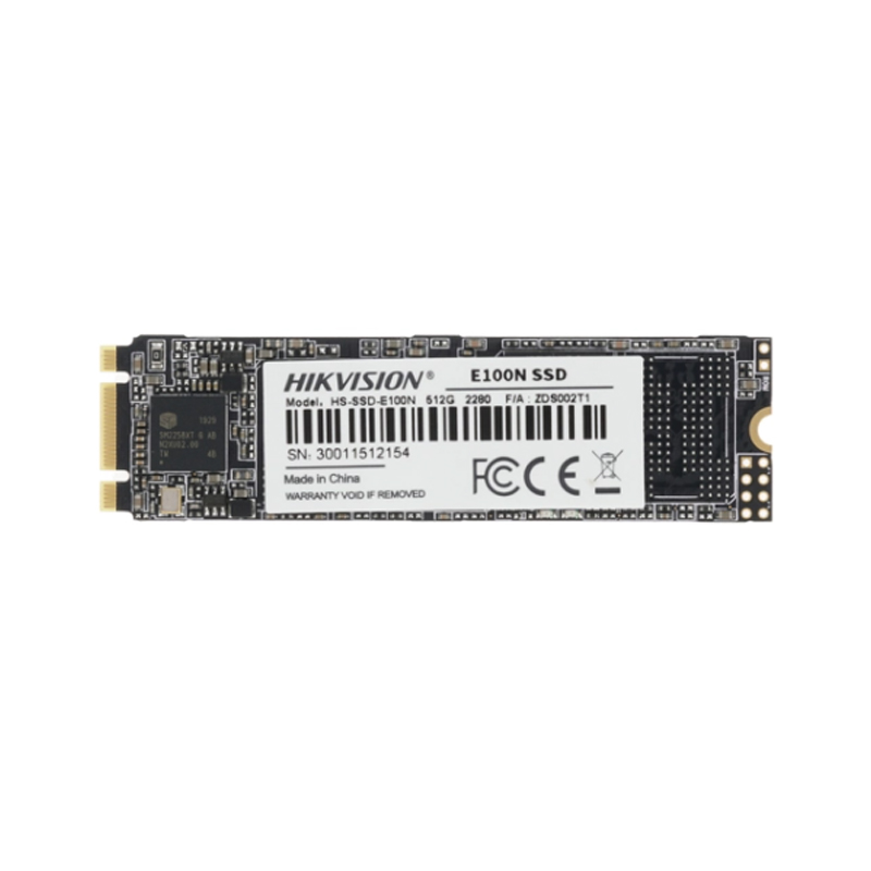 SSD накопитель Hikvision E100N M.2 2280 512 ГБ (HS-SSD-E100N/512G)